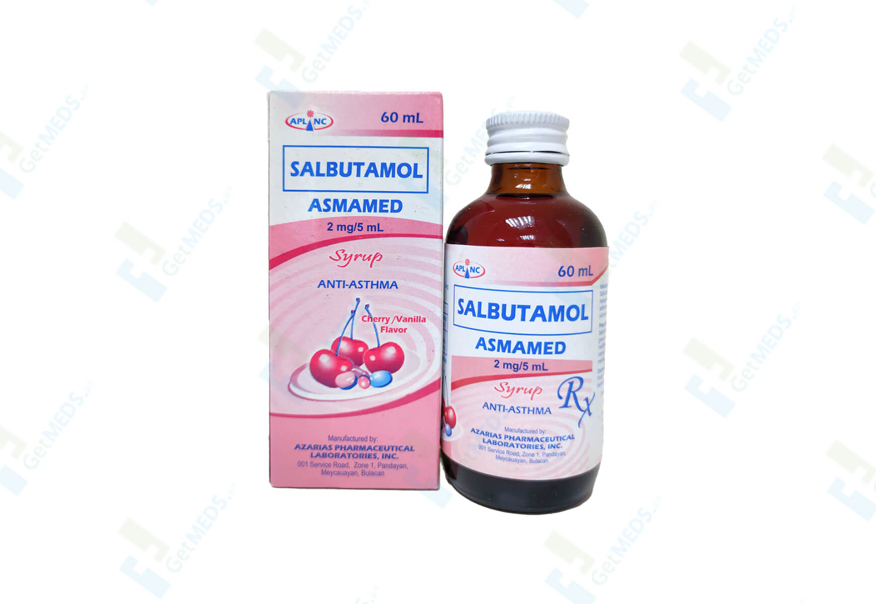 Salbutamol 2 Mg 5 Ml Asmamed Tablets Online At Best Price